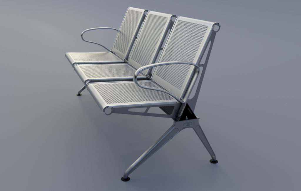 Bench 1 - 3 Chairs – 3D Arches