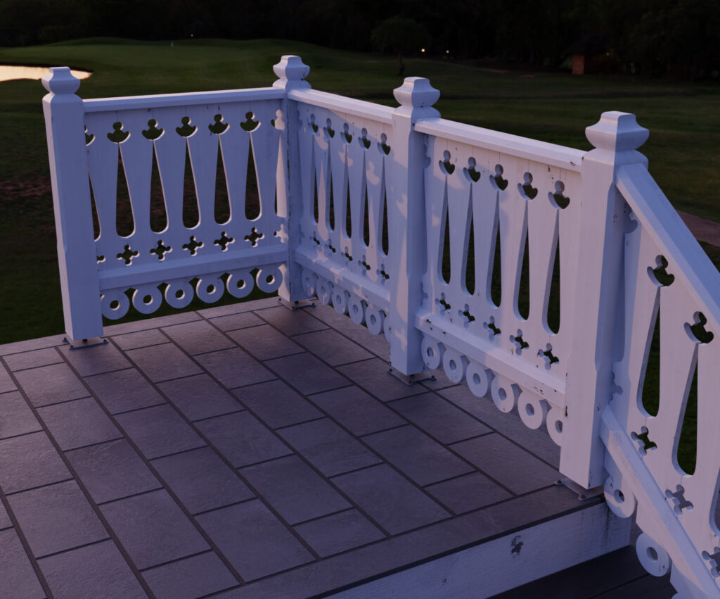 Deck Railing 1 – 3D Arches